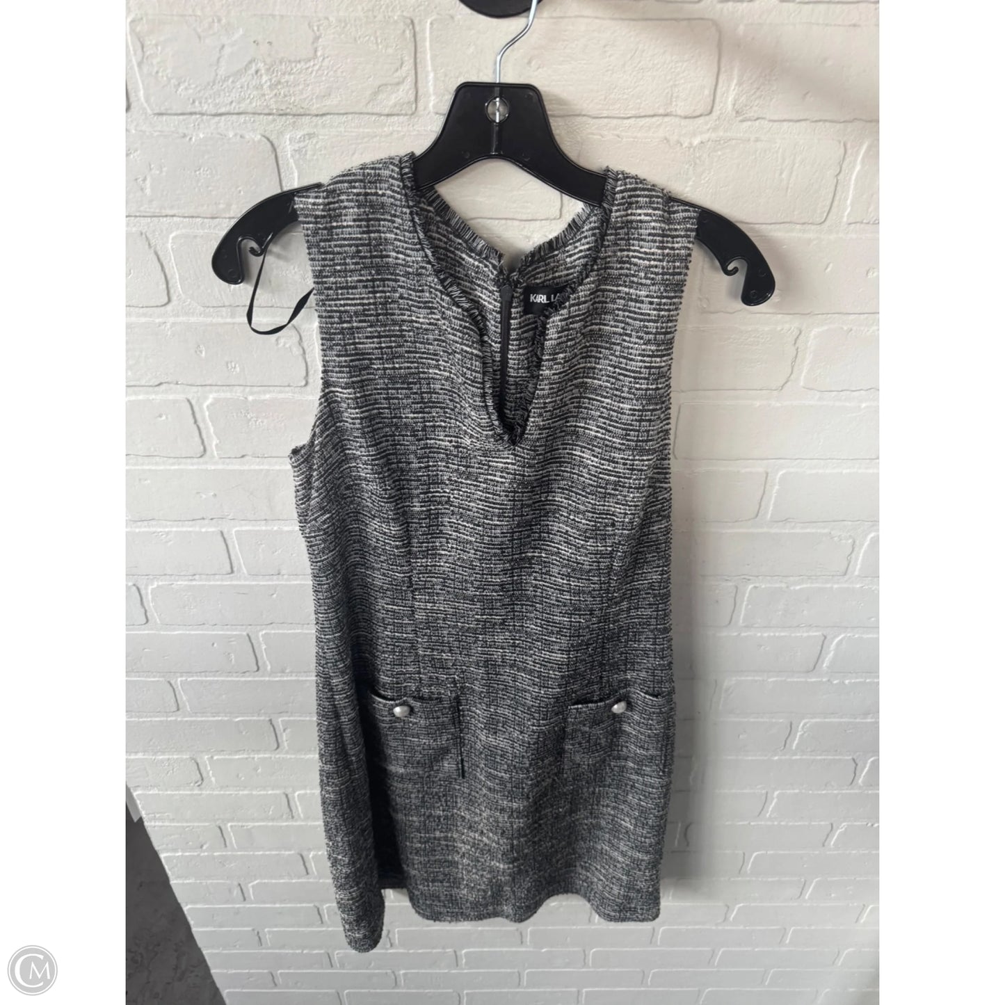 Dress Designer By Karl Lagerfeld In Black & White, Size: M – Clothes ...